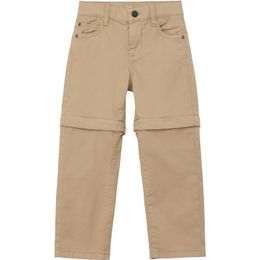 s.Oliver Zipp-Off-Hose, Five-Pocket, für Kinder, braun, 116