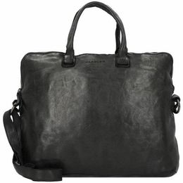 Harold'S Harold's Submarine Handtasche Leder 38 cm Laptopfach schwarz