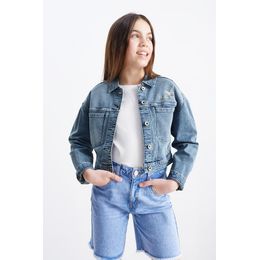 C&A Schmetterling und Blume-Jeansjacke