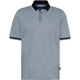 Bugatti Poloshirt, Baumwolle, Flaglabel, für Herren, blau, M