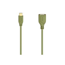 Hama OTG Adapter-Kabel USB-C auf USB-A Grün USB-Kabel