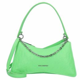 K by KARL LAGERFELD Karl Lagerfeld Seven Schultertasche Leder 30 cm absinthe green