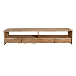 SAM® Lowboard TV-Board 230 x 45 x 50 cm Akazienholz massiv naturfarben DAHLIA