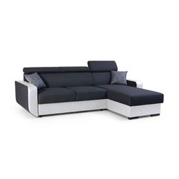 Furnix Ecksofa IMPERISIO Sofa in L-Form Schlaffunktion Bettkasten