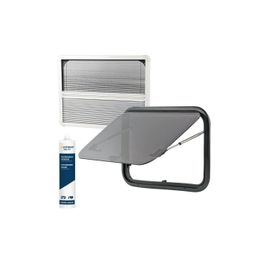 Wamovo Fenster Ausstellfenster Acrylglas 700x400 Wohnwagen Fenster Camper Set Rollo