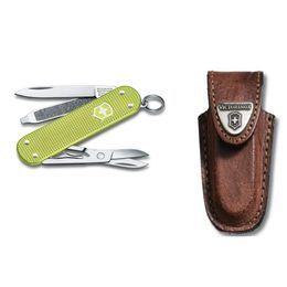 Victorinox Taschenmesser Victorinox Classic SD alox hellgrün inkl. Etui