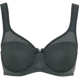 Lascana Nuance Minimizer-BH, Zierschleifchen, Netzeinsätze, für Damen, grün, 85F