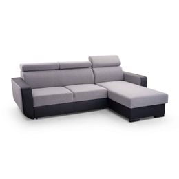 Furnix Ecksofa IMPERISIO Sofa in L-Form Schlaffunktion Bettkasten