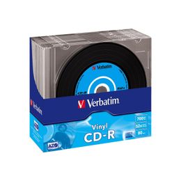 Verbatim CD-Rohling CD-R 700 MB Vinyl