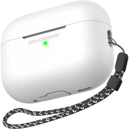 Coonoor Kopfhörer-Schutzhülle Silikon Hülle für Airpods Pro 2 Schutzhülle