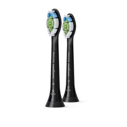 Philips Aufsteckbürsten Philips Sonicare W2 Optimal White Standard-Bürstenköpfe schwarz (2 ...