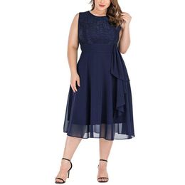 ZWY Abendkleid Damen Festliche Kleid Abendkleid ärmellos