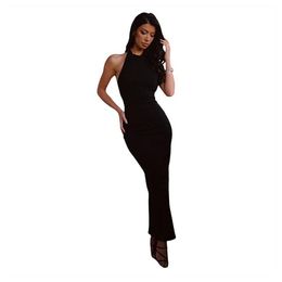 RUZU UG Sommerkleid Abendkleid/CocktailkleidSexy rückenfreies Schlitzkleid für Damen (1-tlg)