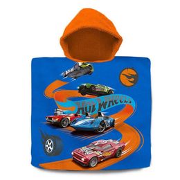 Hotwheels Hot Wheels Badeponcho Kapuzen Poncho Kinder Badetuch Stunt Auto Bademantel Strandtuch