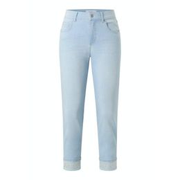 Angels Slim-fit-Jeans CICI CROP WORD bleached blue used