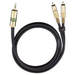 Oehlbach Klinke/Cinch Anschlusskabel Klinkenstecker 3.5 mm Audio- & Video-Kabel