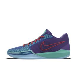 Nike Sabrina 1 By You personalisierbarer Basketballschuh - Blau