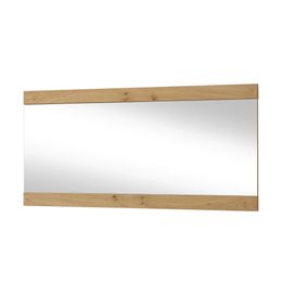 Woodford Spiegel Lina - holzfarben - Glas , Aluminium, Holzwerkstoff - 125 cm - 59 cm - 2 cm - Möbel Kraft