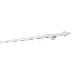 ONDECO 20mm,1-läufig,Profil,Wandträger 6,5cm,Endstück point Farbe: Weiß, Größe: 390cm