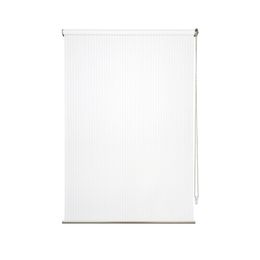ONDECO Rollo Tageslicht Wand-Deckenmontage Design Cool Sichtschutz Seitenzugrollo Sonnenschutz Größe: 160x160 cm, Farbvariante: Weiß