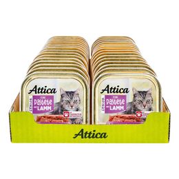 Attica Katzennahrung Senior Lamm 100 g, 32er Pack