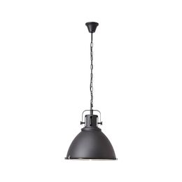Brilliant Lampe Jesper Pendelleuchte 47cm Glas schwarz 1x A60, E27, 60W, geeignet für Normallampen (nicht enthalten) Kette ist kürzbar