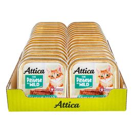 Attica Katzennahrung Pastete Wild 100 g, 32er Pack