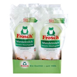 Frosch Mandelmilch Sensitiv Weichspüler 1 Liter, 8er Pack