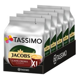 Jacobs TASSIMO Caffè Crema Classico XL 16 Kapseln 163,8 g, 5er Pack