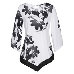 bonprix Shirt-Tunika mit floralem Muster