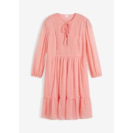 bonprix Chiffon-Kleid mit Struktur