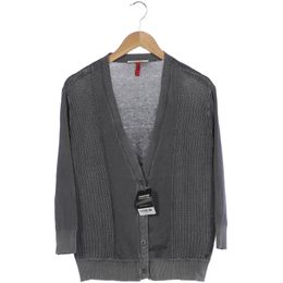 QS by S.Oliver Damen Strickjacke, grau, Gr. 36