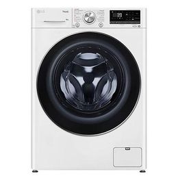 LG Waschmaschine mit 8 kg Kapazität Energieeffizienzklasse A 1.400 U./Min. Weiß mit ChromBullaugenring F4WV908P2C F4WV908P2C