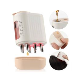 Welikera Massagegerät Elektrischer Kopfhaut-Massagekamm mit rotem Licht und EMS-Mikrostrom