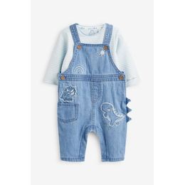 next Body & Hose Baby-Set mit Jeanslatzhose