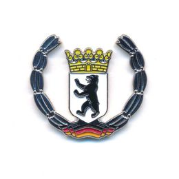 hegibaer Anstecknadel Berlin Wappen Deutschland Symbol Flagge Edel Pin Anstecker 0439 (1-tlg)