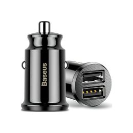 Retoo Zigarettenanzünder-Verteiler Zigarettenanzünder USB KFZ AUTO Handy Ladegerät 24W12V DualLadeadapter (Set