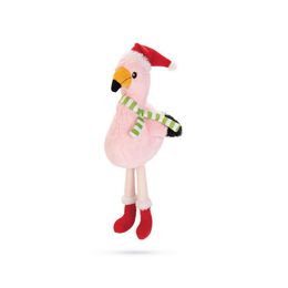 Beeztees Tierkuscheltier Beeztees Weihnachtsspielzeug Flamingo