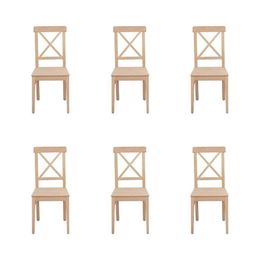 JVmoebel Stuhl Esszimmerstuhl 4x Stühle Holzstuhl Luxus Einsitzer Ohne Armlehne (4 St)