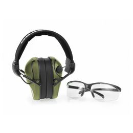 realhunter Kapselgehörschutz REALHUNTER ACTIVE Pro Gehörschützer + Schutzbrille