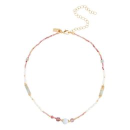 next Perlenkette Halskette mit Halbedelsteinen (1-tlg)