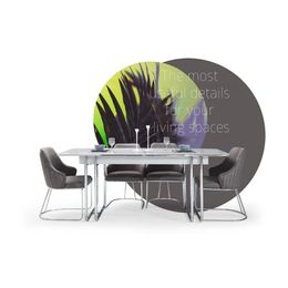 JVmoebel Essgruppe Stilvoll Esszimmer Set Besteht aus Esstisch+4x Stühle Weiße Farbe 5tlg