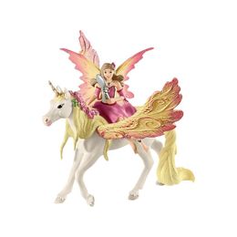 Schleich Feya mit Pegasus-Einhorn Spielfigur Mehrfarbig