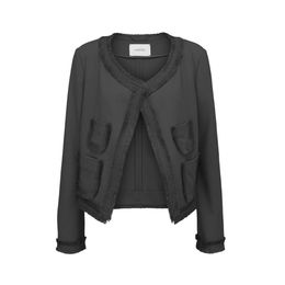 Dorothee Schumacher Bolerojacke Emotional Essence Jacket kleine tonige Fransen