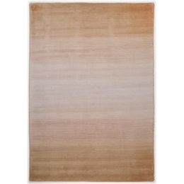Wollteppich my home "Lessach" Teppiche Gr. B/L: 90 cm x 160 cm, 14 mm, 1 St., beige Schurwollteppiche
