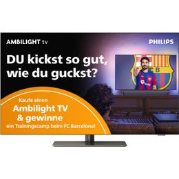 G (A bis G) Philips OLED-Fernseher "42OLED808/12" Fernseher schwarz LED Fernseher