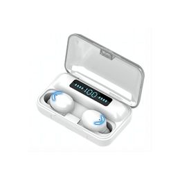 MonkeyTEC Ear-Buds In-Ear Bluetooth USB-C Mikrofon Powerbank Touch-Sense In-Ear-Kopfhörer (Auto-Pairing