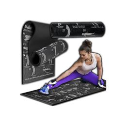 Retoo Fitnessmatte Gymnastikmatte Yogamatte Yoga Pilates Sportmatte Fitnessmatte (Packung