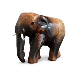 livasia Tierfigur Holzelefant