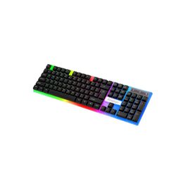 Retoo Gaming Tastatur RGB LED Beleuchtet USB Keyboard PC Laptop USB-Tastatur (Numerische Tastatur